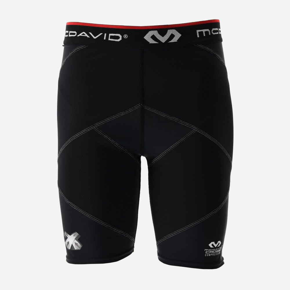 McDavid Super Cross Compression Short mit Hip Spica schwarz ...